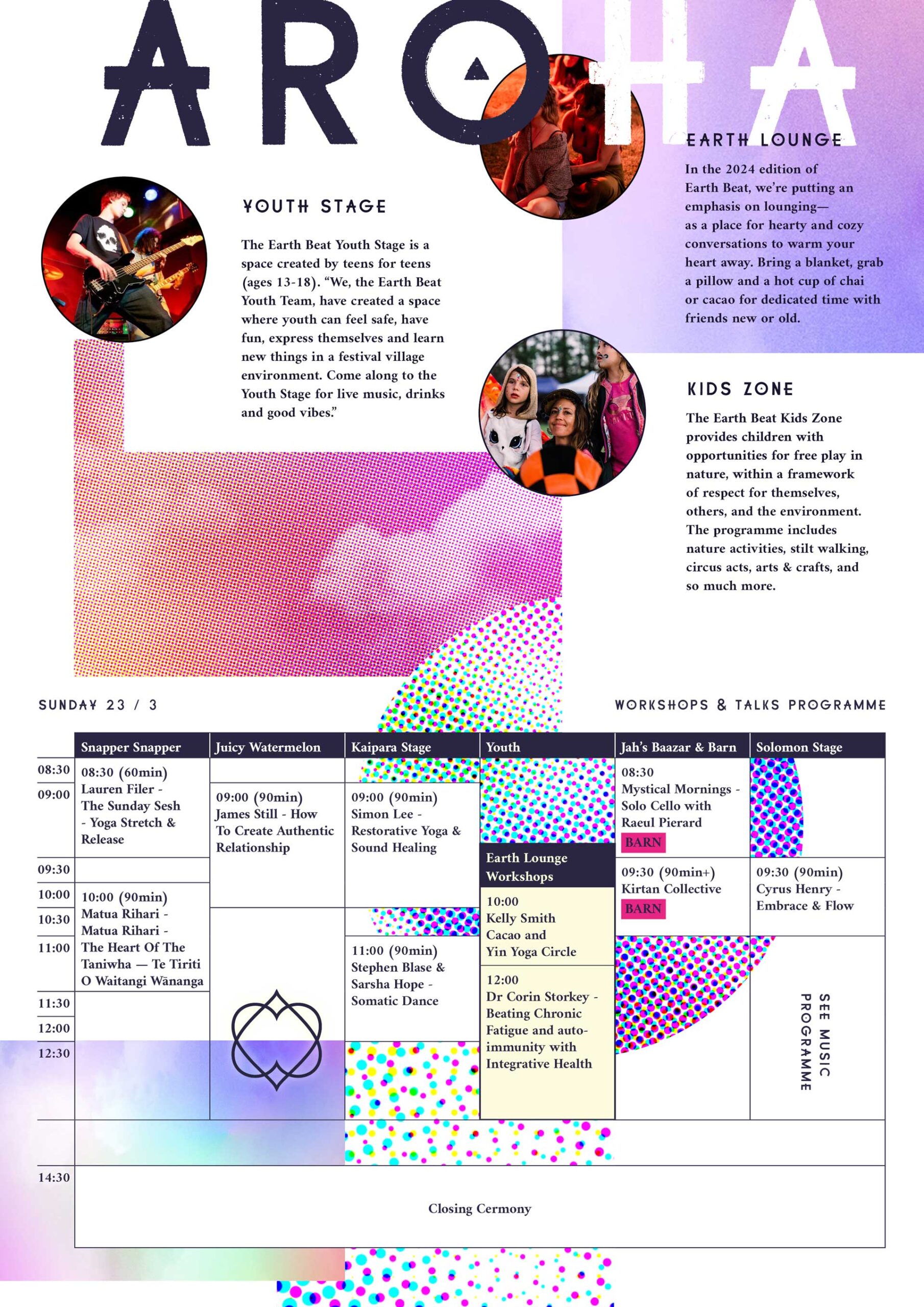 Programme - Earth Beat Festival NZ — Music, Culture, Arts, Auckland
